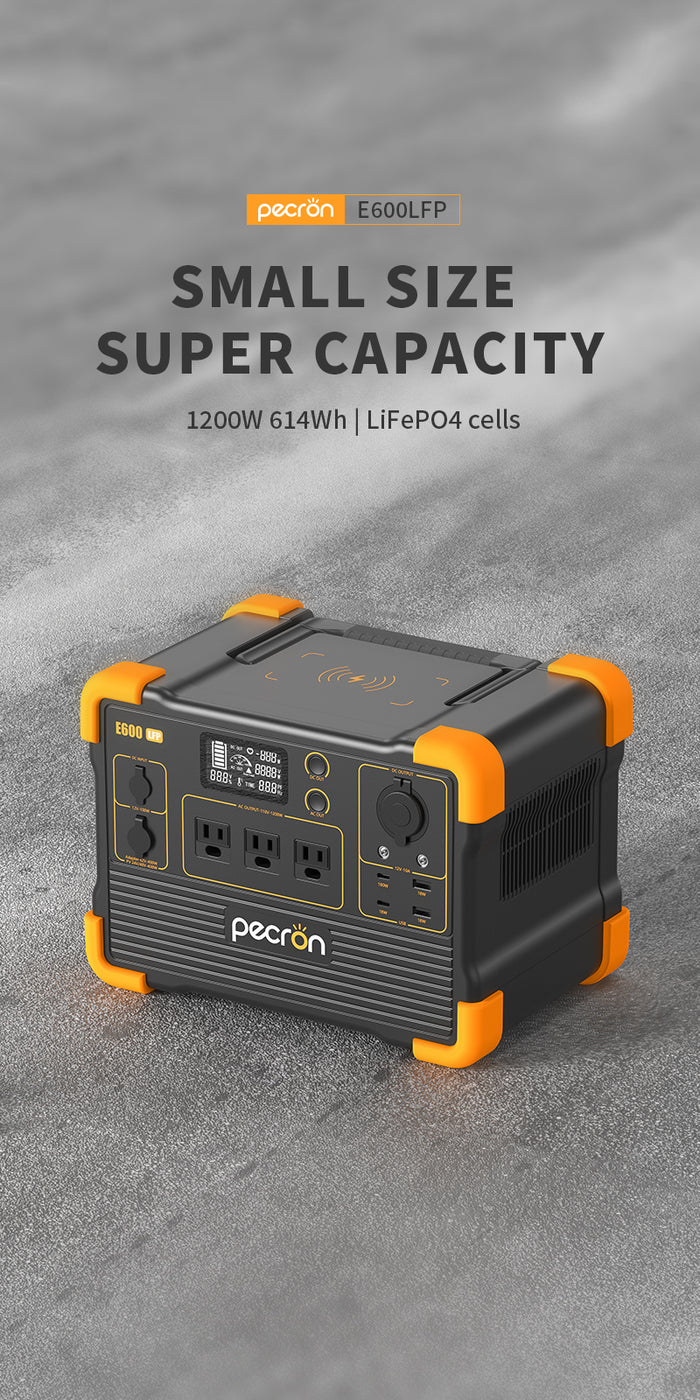 PECRON: Portable Power Station & Best Solar Generator Kit